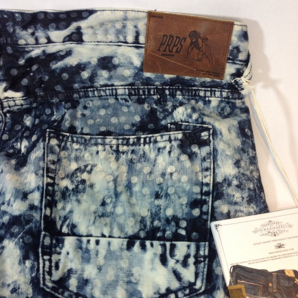 PRPS | Shorts | Prps Goods Men Acid Washed Indigo Fade Shorts | Poshmark